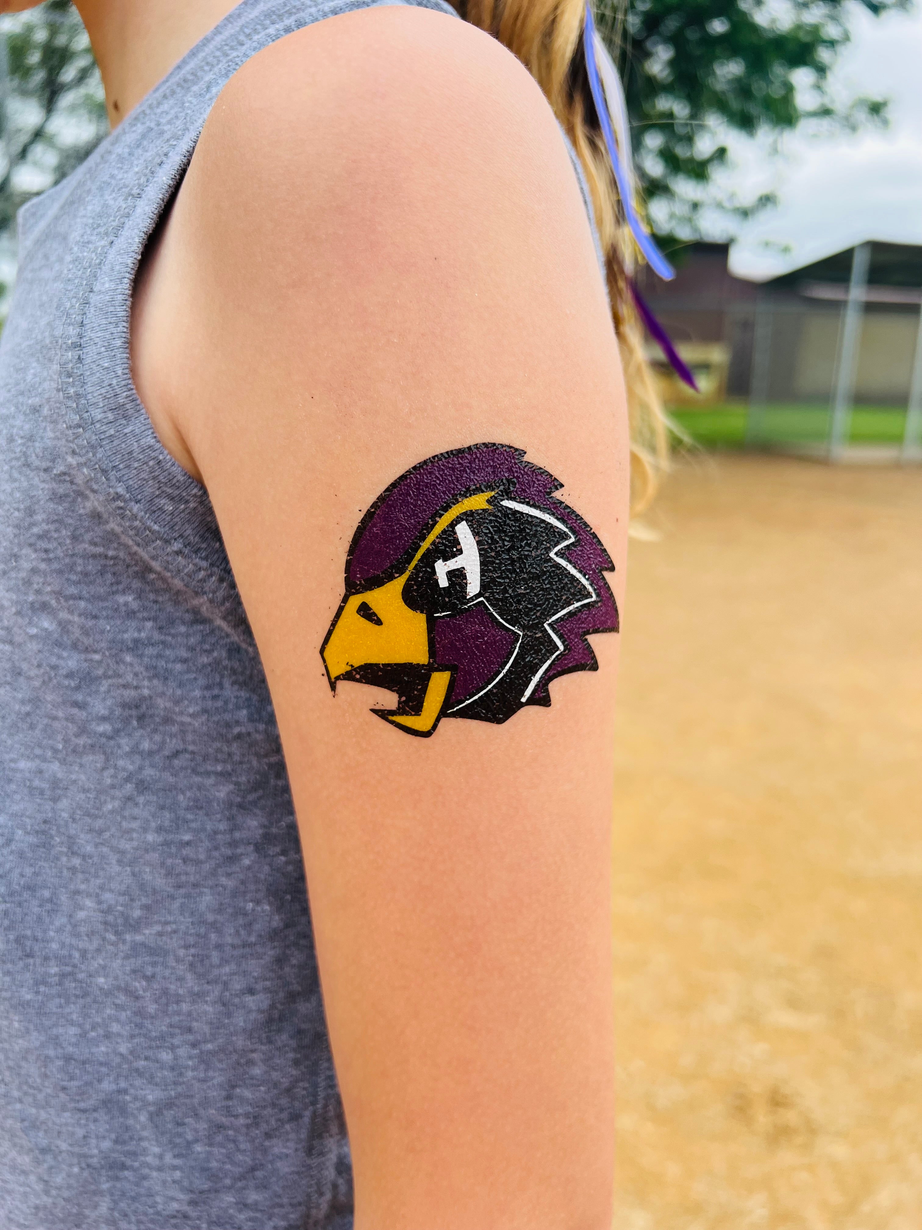 Chaska Hawks Temporary Tattoo, 3" size – Biography Apparel