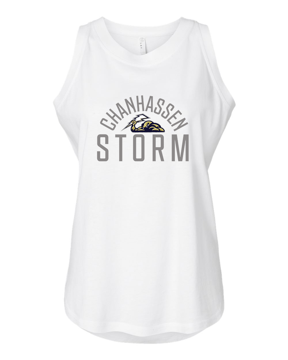 Chan Storm Arched Modern Logo Tank - Girls & Womens – Biography Apparel